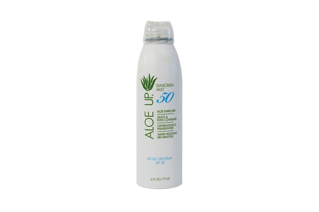 Aloe Up Sunscreen Mist 50 Spray | Sunscreens - Consumer NZ