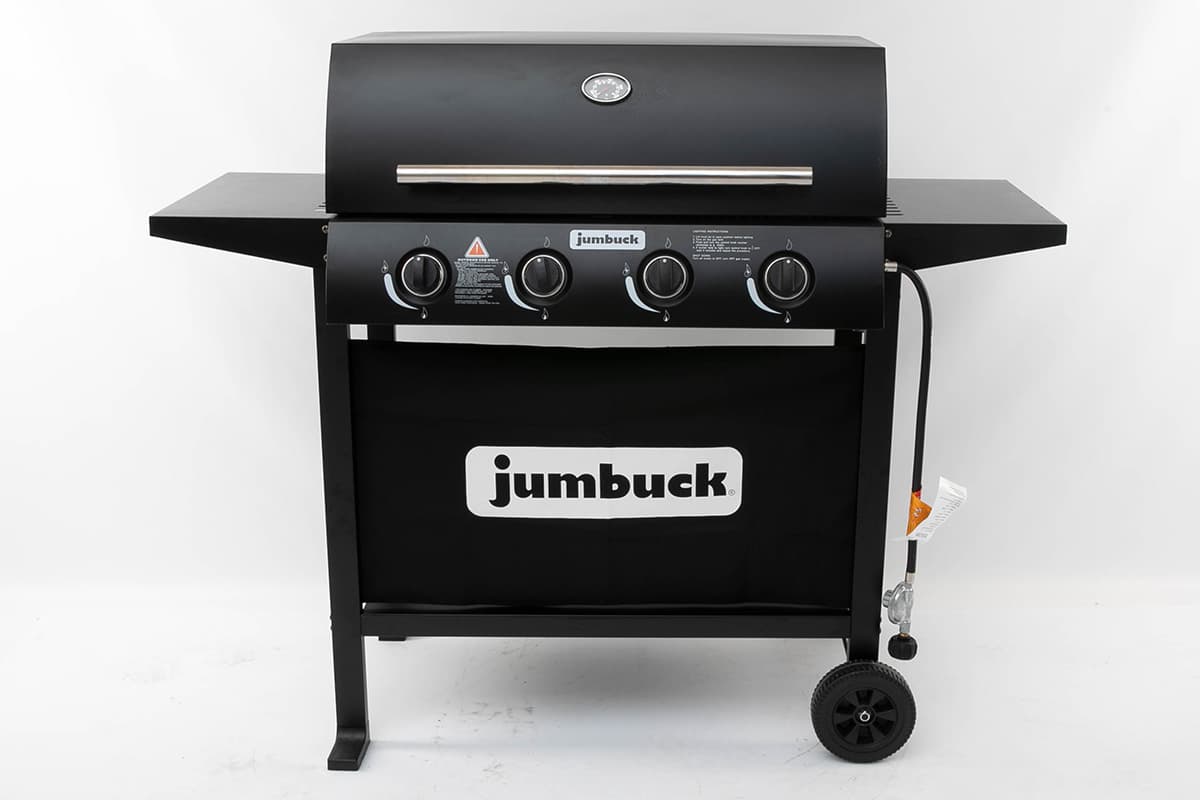 Jumbuck 4 Burner Hooded Portland BBQ HS-UM006AS | Barbecues - Consumer NZ
