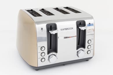 Kambrook Deluxe 4 Slice Toaster Champagne KTA480CMP | Toasters ...