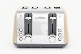 Kambrook Deluxe 4 Slice Toaster Champagne KTA480CMP | Toasters ...