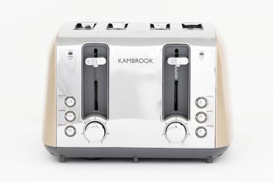 Kambrook Deluxe 4 Slice Toaster Champagne KTA480CMP | Toasters ...