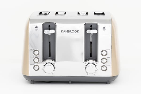 Kambrook Deluxe 4 Slice Toaster Champagne KTA480CMP | Toasters ...