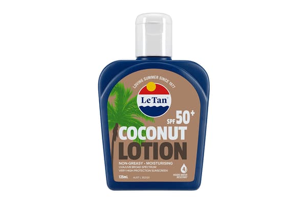 Le Tan Coconut Lotion SPF50+ | Sunscreens - Consumer NZ