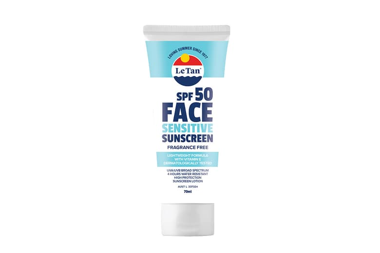Le Tan SPF50 Face Sensitive Sunscreen | Sunscreens - Consumer NZ