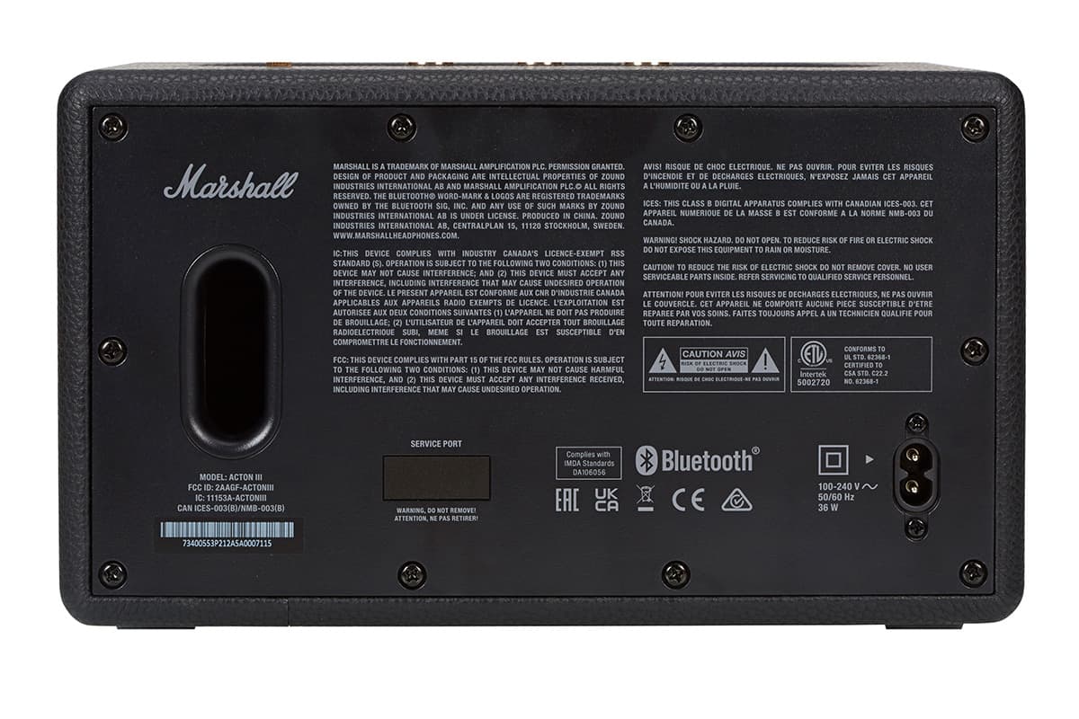 Marshall Acton III | WiFi and Bluetooth speakers - Consumer NZ