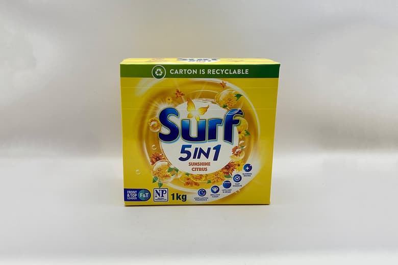 Surf 5 in 1 Sunshine Citrus Powder | Laundry detergents - Consumer NZ
